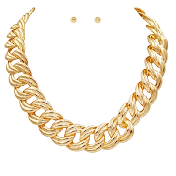 Fleurish Jewelry | Jewelry | Texture Chain Necklace Set | Poshmark